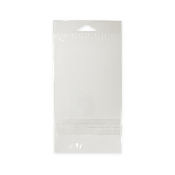 Polypropylene Bag - Clear Header w triangle hole - lip n tape - 4.25 ...